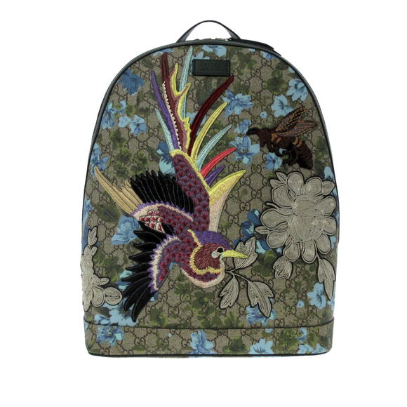 Gucci | Bags | Gucci Embroidered Gg Supreme Blooms Backpack | Poshmark